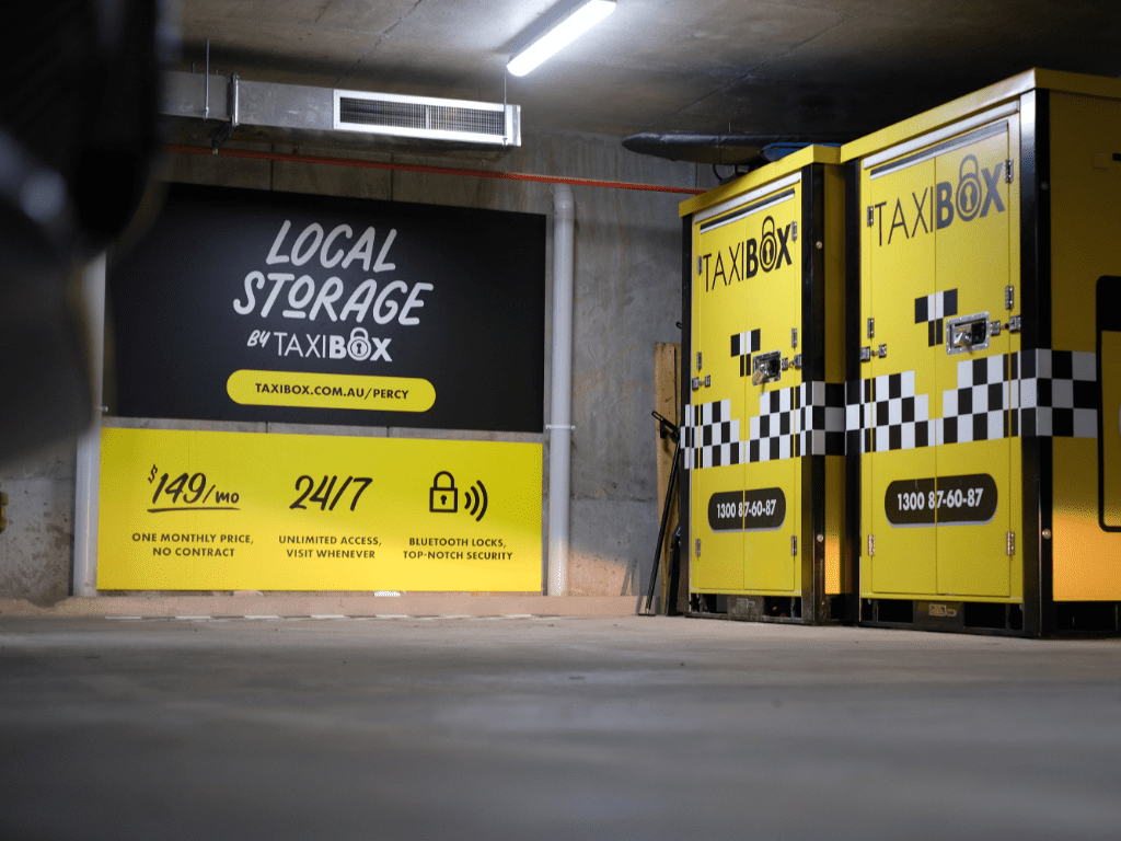 Local Storage - 24/7 Access + Bluetooth Locks - TAXIBOX